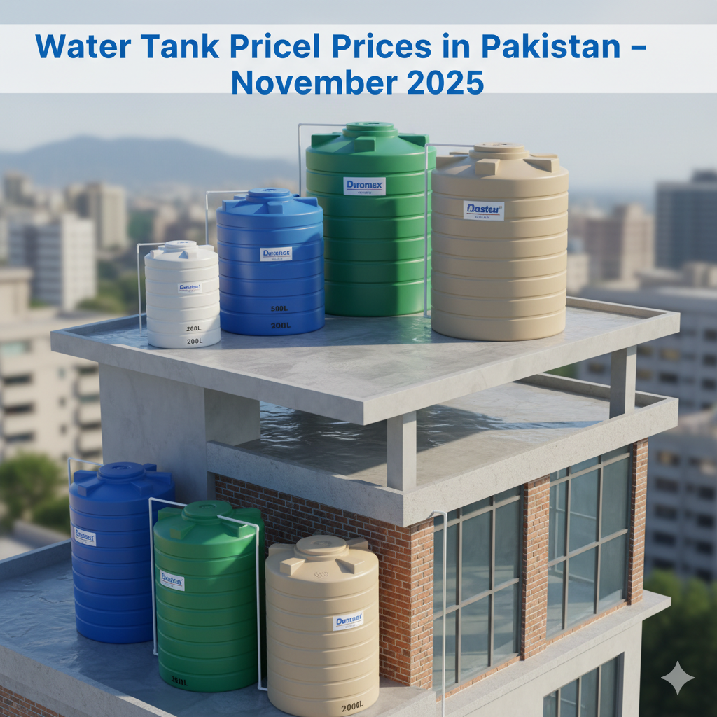 Water Tank Prices in Pakistan – November 2025 - CostZone